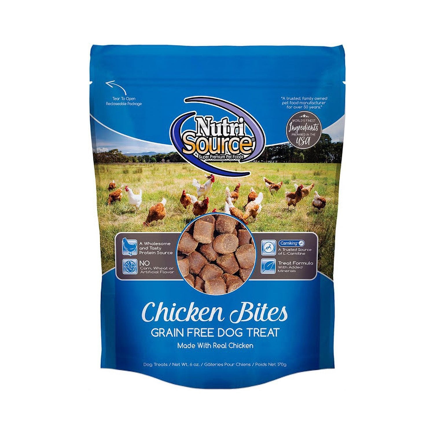 Nutrisource Chicken Bites 6oz – DirtyDogs